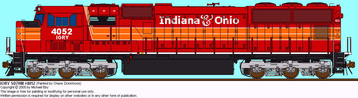 MEC SD40-2 #605 (Maine Central Orange-Green)